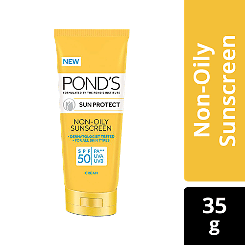Buy Ponds Sun Protect Non-Oily Sunscreen SPF 50 Online at Best Price of ...