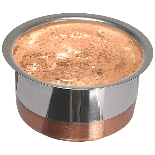 Buy Omega Stainless Steel Tope/Patila With Copper Bottom No.10 Online ...