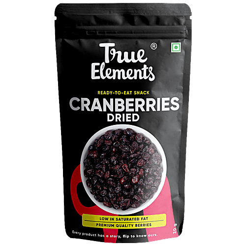 Buy True Elements Dried Whole Cranberries, Healthy snack, Ready to eat ...