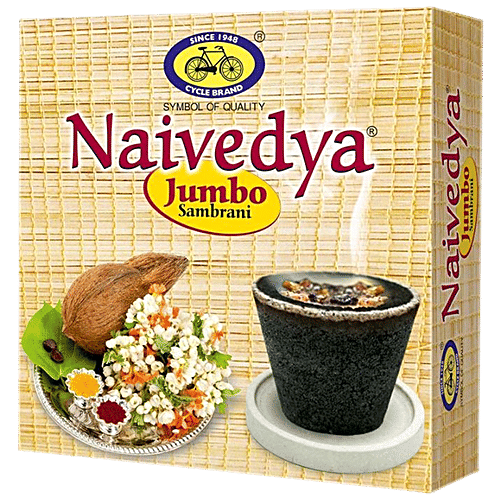 Buy Cycle Naivedya Jumbo Cup Sambrani With Guggul Fragrance Online at ...