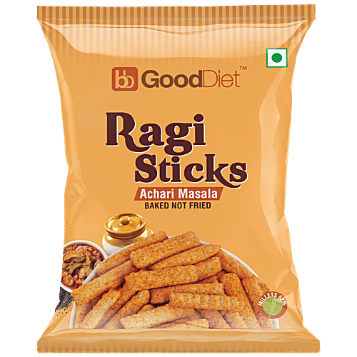 Buy GoodDiet Ragi Sticks - Achari Masala Online at Best Price of Rs 15 ...
