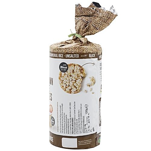 Buy Riceup Brown Rice Cakes - Black Unsalted, Vegan Online at Best ...