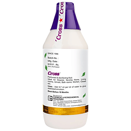 Buy Cross Hygienic Floor White Perfumed Disinfecting Fluid Online at ...