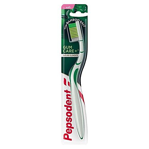Buy Pepsodent Gum Care+ Tooth Brush With Bamboo Salt - Soft Online at ...