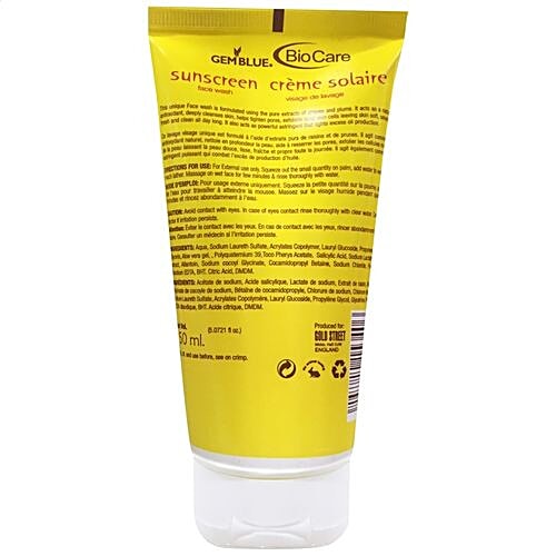 Buy Gemblue Biocare Sunscreen Face Wash Online at Best Price of Rs 190 ...