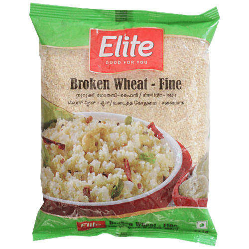 Buy Elite Broken Wheat - Fine Online at Best Price of Rs 44.64 - bigbasket