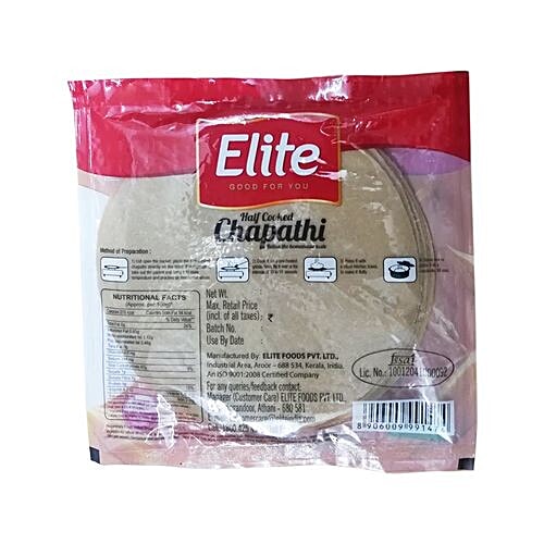 Buy Elite Half Cooked Chapati Online at Best Price of Rs 50 - bigbasket
