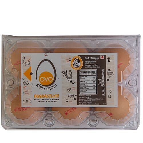 Buy OVO Farm Fresh - Brown Egg Online at Best Price of Rs 106 - bigbasket