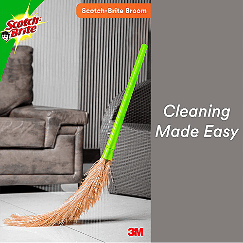 Buy Scotch brite No-Dust Premium Broom, Long handle, Easy floor ...