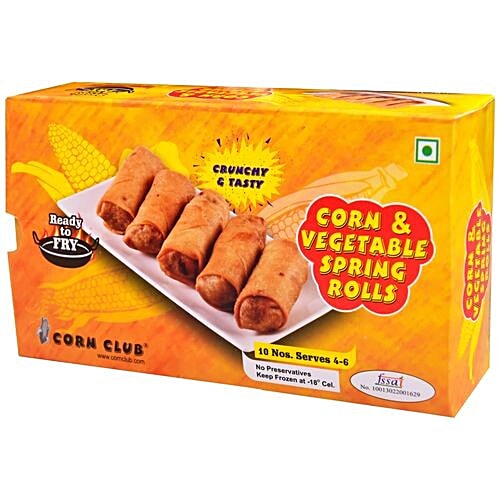 Buy Corn Club Frozen Corn & Vegetable Spring Rolls Online at Best Price ...