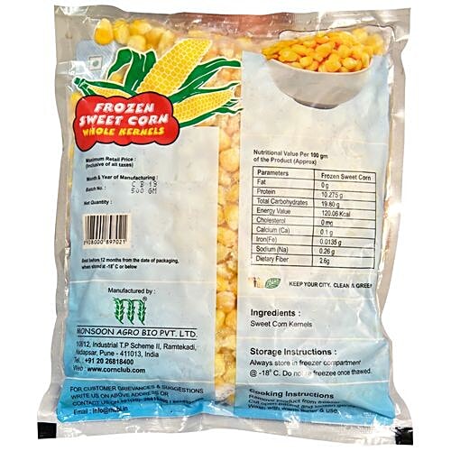 Buy Corn Club Frozen Sweet Corn Whole Kernels Online at Best Price ...