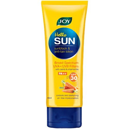 Buy Joy Hello Sun Sunblock & Anti-tTan Lotion - SPF30 Online at Best ...