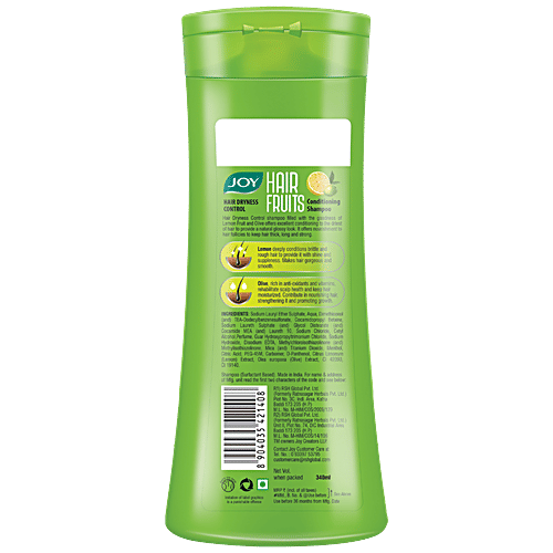 Joy Hair Fruits Hair Dryness Control Conditioning Shampoo - Lemon ...