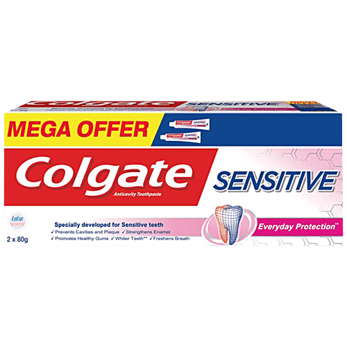 Buy Colgate Sensitive Everyday Protection Anticavity Toothpaste. Online ...