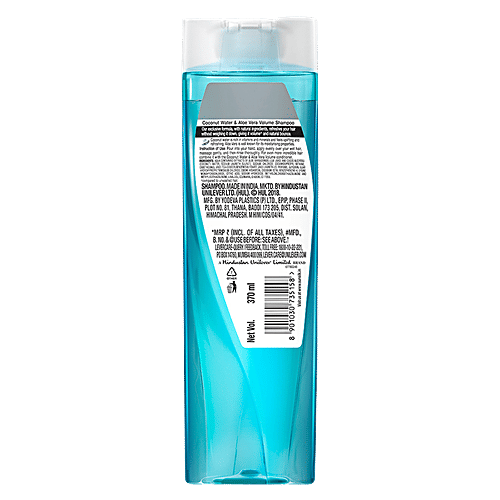 Buy Sunsilk Coconut Water & Aloe Vera Volume Hair Shampoo Online at ...