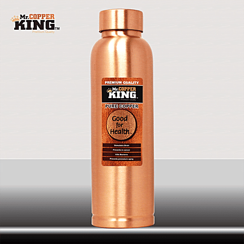 Buy Mr. Copper King Pure Copper Water Bottle - Premium Quality Online ...