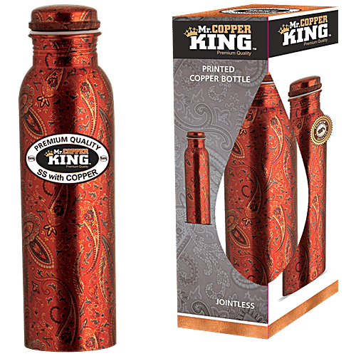 Buy Mr.Copper King Printed Copper Bottle - Royal Online at Best Price ...