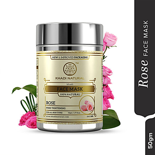 Buy Khadi Natural Rose Face Mask - For Pore Tightening Online at Best ...