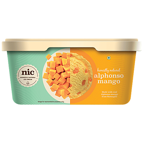 Buy NIC Natural Ice Cream - Alphonso Mango Online at Best Price of Rs ...