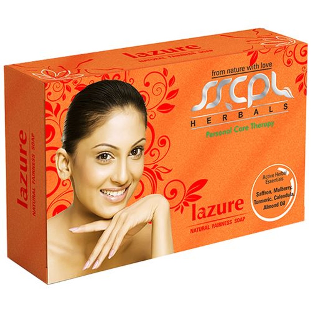 Buy SSCPL HERBALS Lazure Natural Fairness Soap Online at Best Price of ...