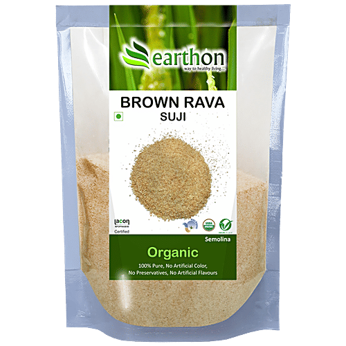 Buy Earthon Organic Semolina Brown Rava Online at Best Price of Rs 119 ...