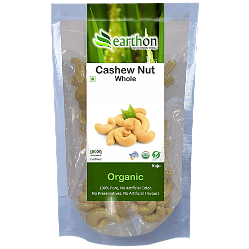 Buy Earthon Organic Cashew Nut-Whole Online at Best Price of Rs 418 ...