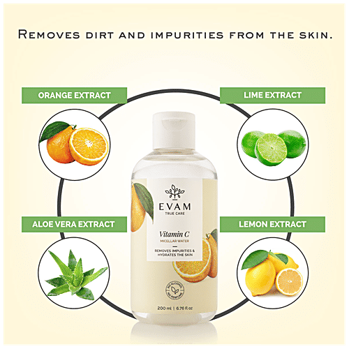 Buy EVAM Vitamin C Micellar Water Online at Best Price of Rs 495 ...