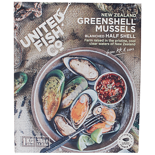 Buy United Fisheries NZ Green Shell Mussels Online at Best Price of Rs ...