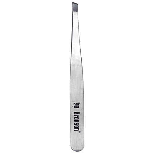 Buy Bronson Professional Tweezer Plucker With Square Tip - Colour May ...