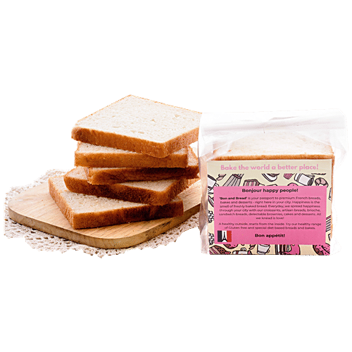 Buy Bon & Bread Premium French Brioche Bread - Sliced Online at Best ...