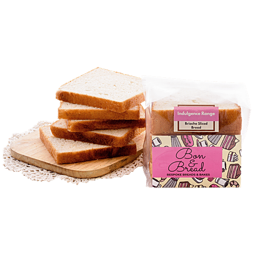 Buy Bon & Bread Premium French Brioche Bread - Sliced Online at Best ...