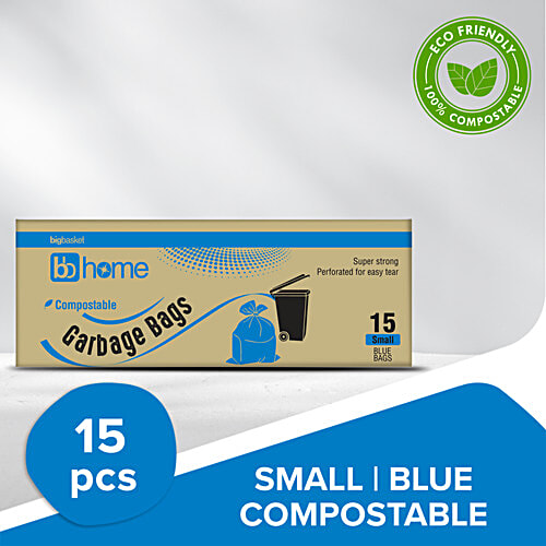 Buy BB Home Garbage Bags - Small, Blue, 43x48 cm Online at Best Price ...