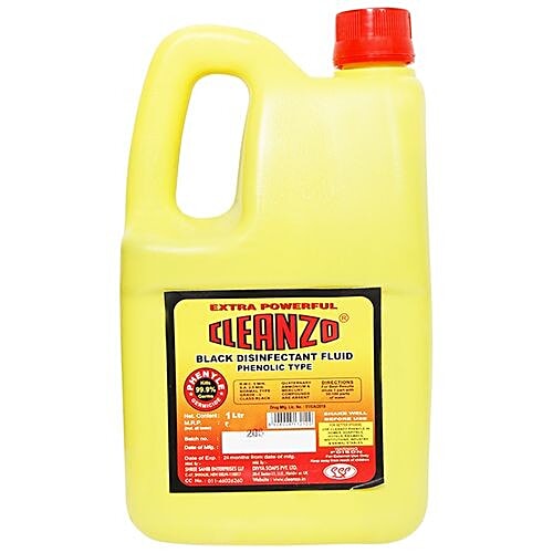Buy Cleanzo Extra Powerful Black Disinfectant Liquid Phenyle Online at ...