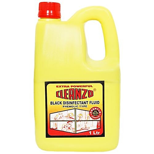 Buy Cleanzo Extra Powerful Black Disinfectant Liquid Phenyle Online at ...