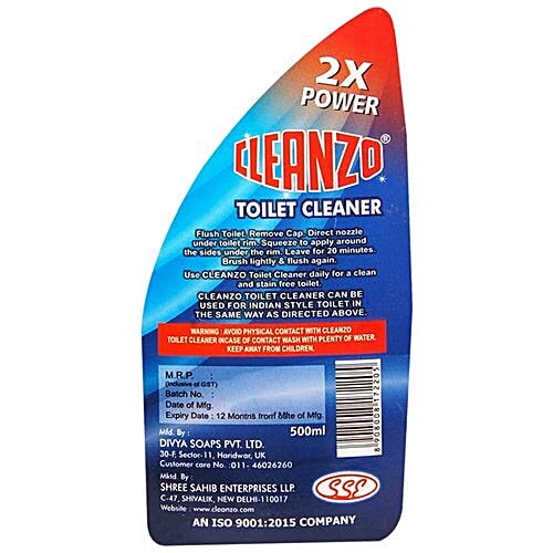 Buy Cleanzo 2X Power Toilet Cleaner Online at Best Price of Rs 90 ...