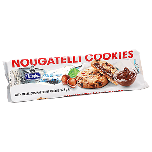 Buy Merba Cookies - Nougatelli with Hazelnut Cream, Delicious, The ...