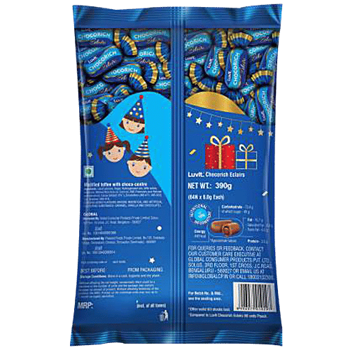 Buy LuvIt Chocorich Eclairs Chocolate Online at Best Price of Rs 150 ...