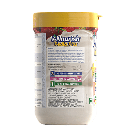 Buy V-Nourish Pedia Plus Milk Mix - With Nutrients, For Immunity ...