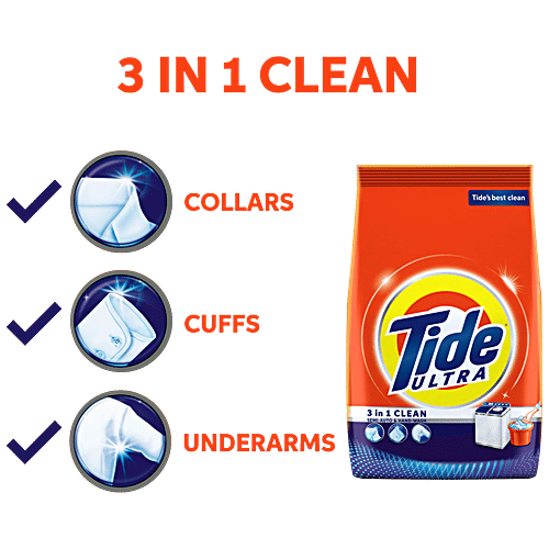 Buy Tide Ultra 3 In 1 Clean Detergent Washing Powder Online at Best ...