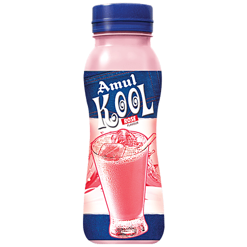 Buy Amul Kool Milk - Rose Flavour Online at Best Price of Rs 23.5 ...