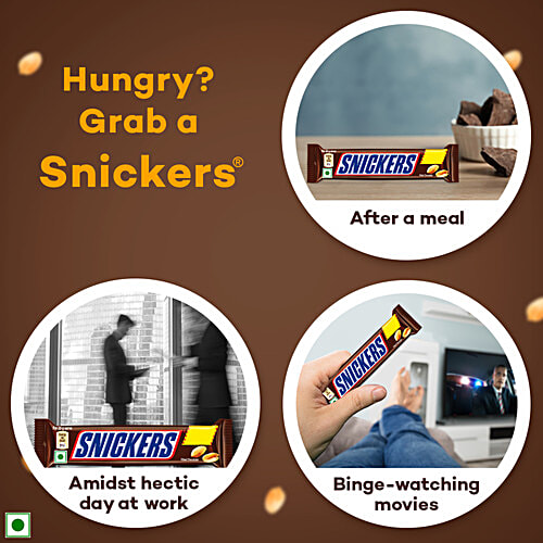 Buy Snickers Chocolate Bar Online at Best Price of Rs 10 - bigbasket