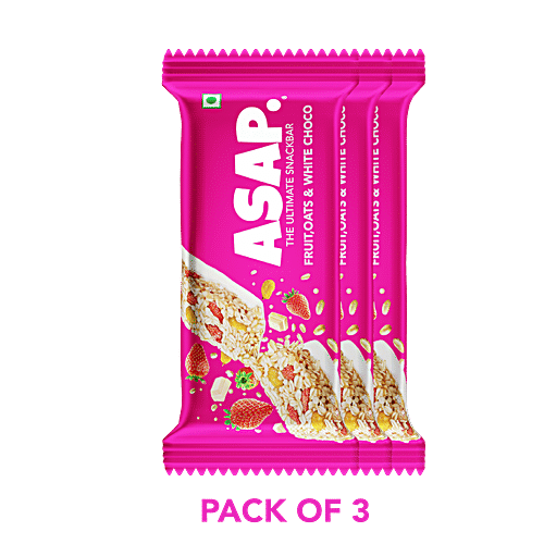 Buy ASAP Fruit & White Chocolate Granola Bars Online at Best Price of ...
