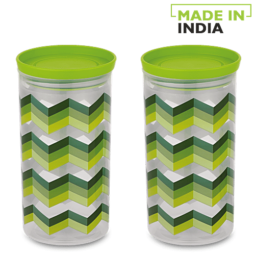 Buy Asian Kitchen Queen Airtight Storage Container - Green, Plastic ...