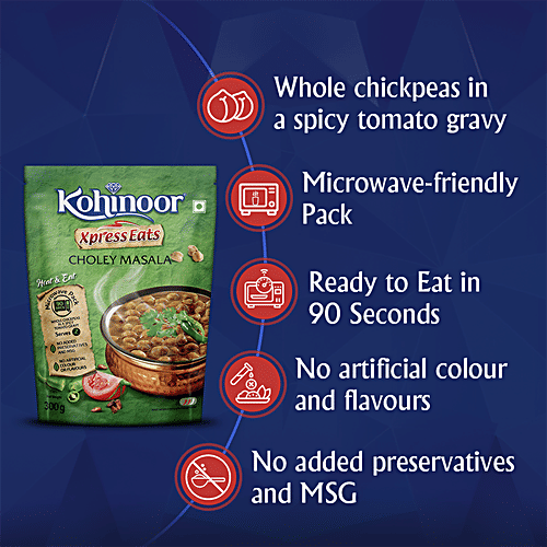 Buy Kohinoor Xpress Eats Ready To Eat Choley Masala Online at Best ...