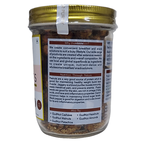 Buy The Nibble Box Jaggery Spiced Peanuts Trail Mix Online at Best ...