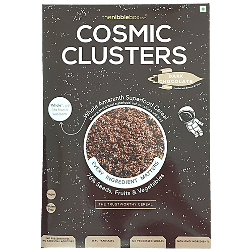 Buy The Nibble Box Cosmic Clusters Dark Chocolate Cereal Online at Best ...