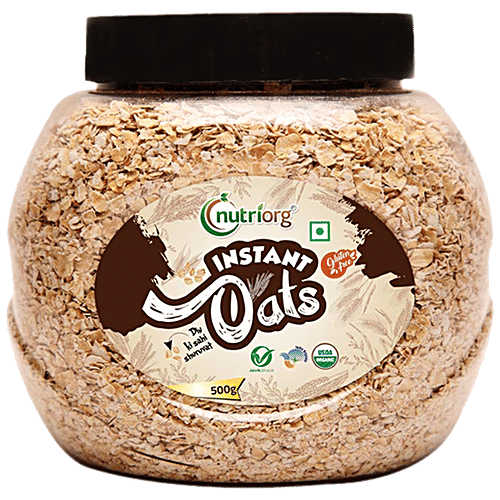 Buy Nutriorg Certified Organic Instant Oats Online at Best Price of Rs ...