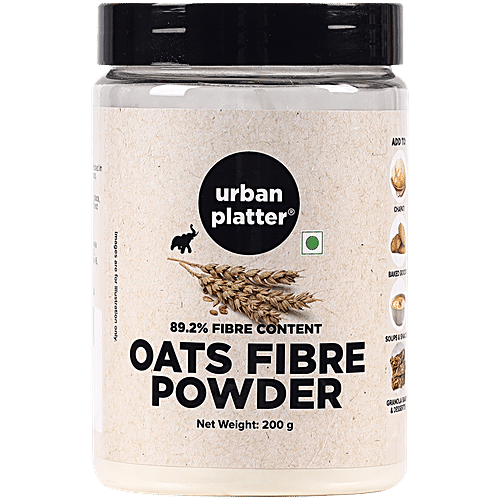 Buy Urban Platter Oats Fibre Powder - All Natural, 80% Fibre Content ...
