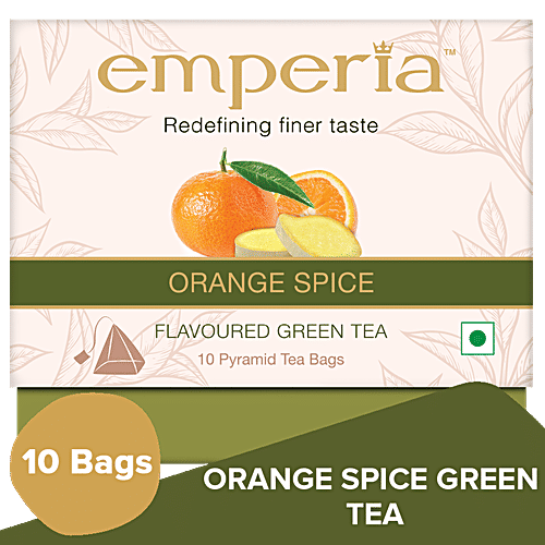 Buy emperia Orange Spice Flavoured Green Tea Online at Best Price of Rs ...
