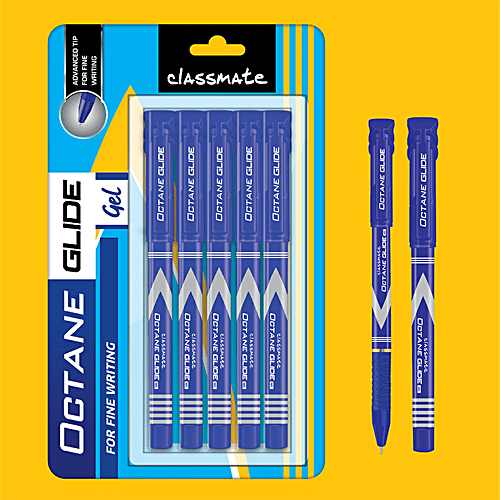 Buy Classmate Octane Glide Blue Gel Pen Online at Best Price of Rs 50 ...